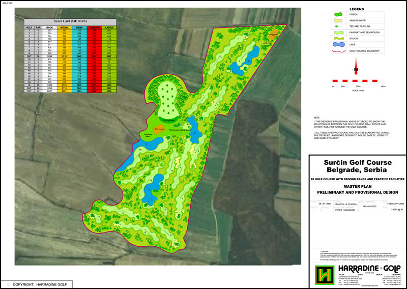 Harradine Golf : Ongoing Projects : Golf Club Surcin